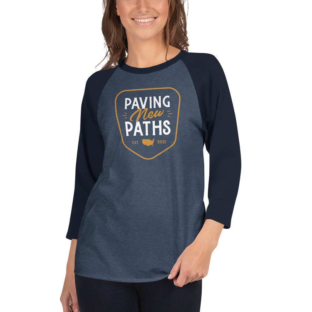 Paving New Paths Badge Raglan Shirt – PavingNewPaths